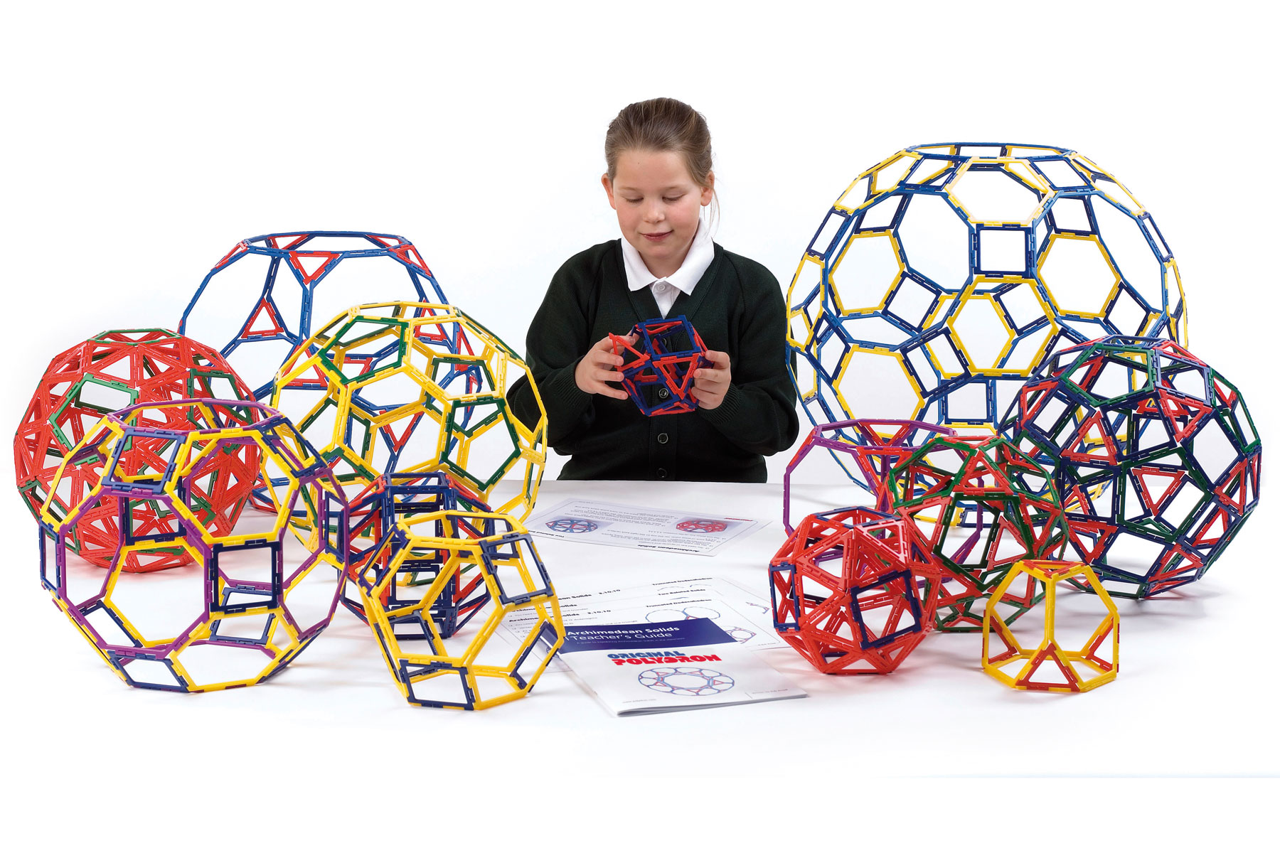 Original Polydron Frameworks Archimedean Solids Standard Set